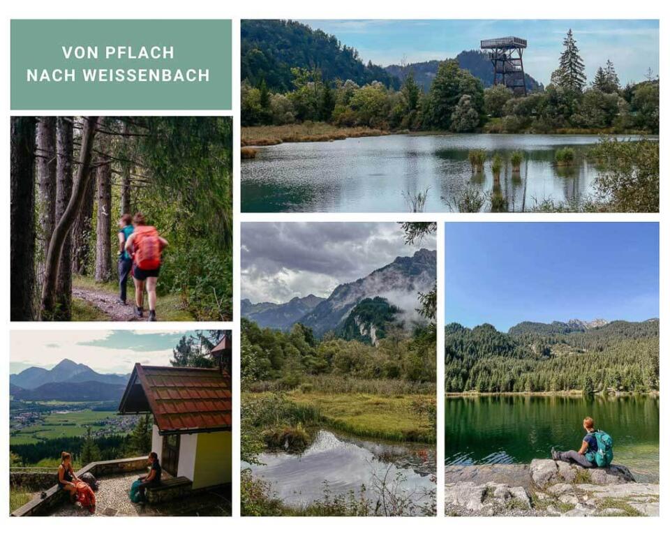Lechweg - Weitwandern vom Lechfall in Füssen bis zur Quelle am ...